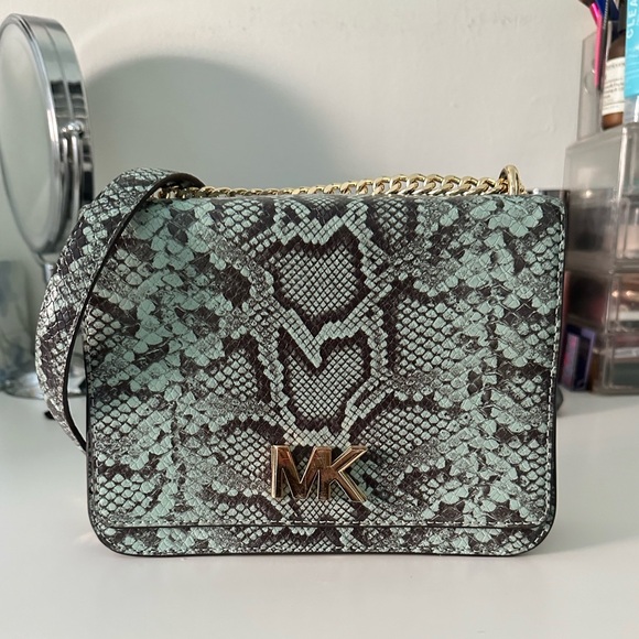 MICHAEL Michael Kors | Bags | Michael Kors Snake Print Crossbody Bag ...